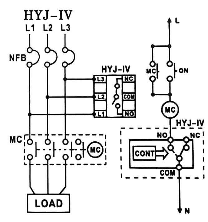Three phase power supply monitor voltage protection relay - Hancong ...